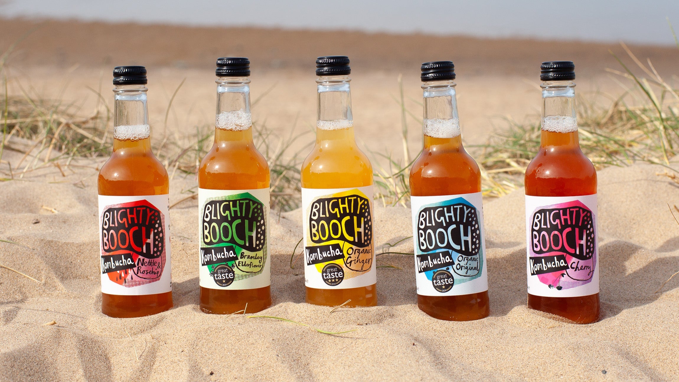 Blighty Booch Fresh Organic Kombucha & Make At Home SCOBY Kits