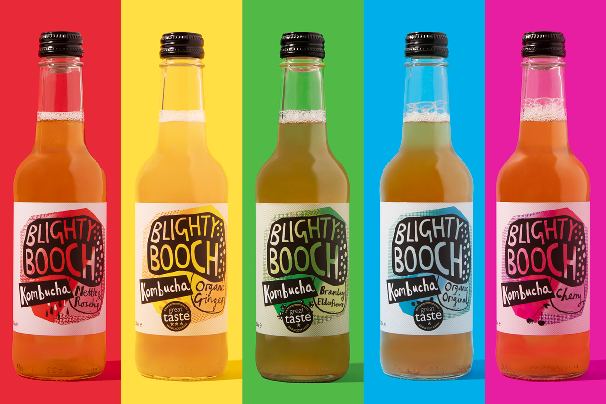 Blighty Booch Award Winning Organic Small Batch Kombucha Teas